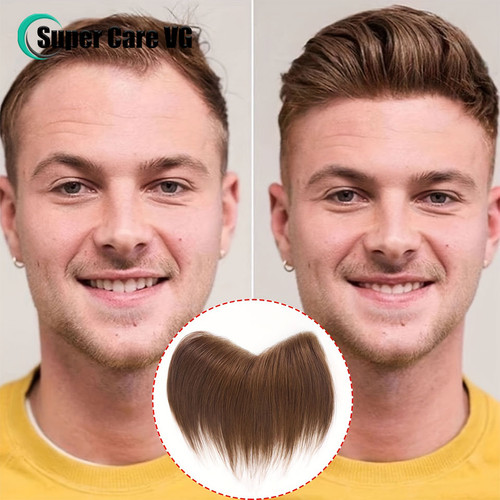 16x2cm Human Hair System Forehead Hairline Invisible Seamless Ultra ...