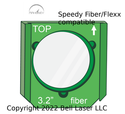 3.2" Fiber lens/holder fits Speedy 300/360/400 fiber equipped engravers ...