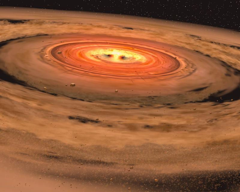 Small Solar System Discovered, and the Youngest Rocky Planets Ever Found