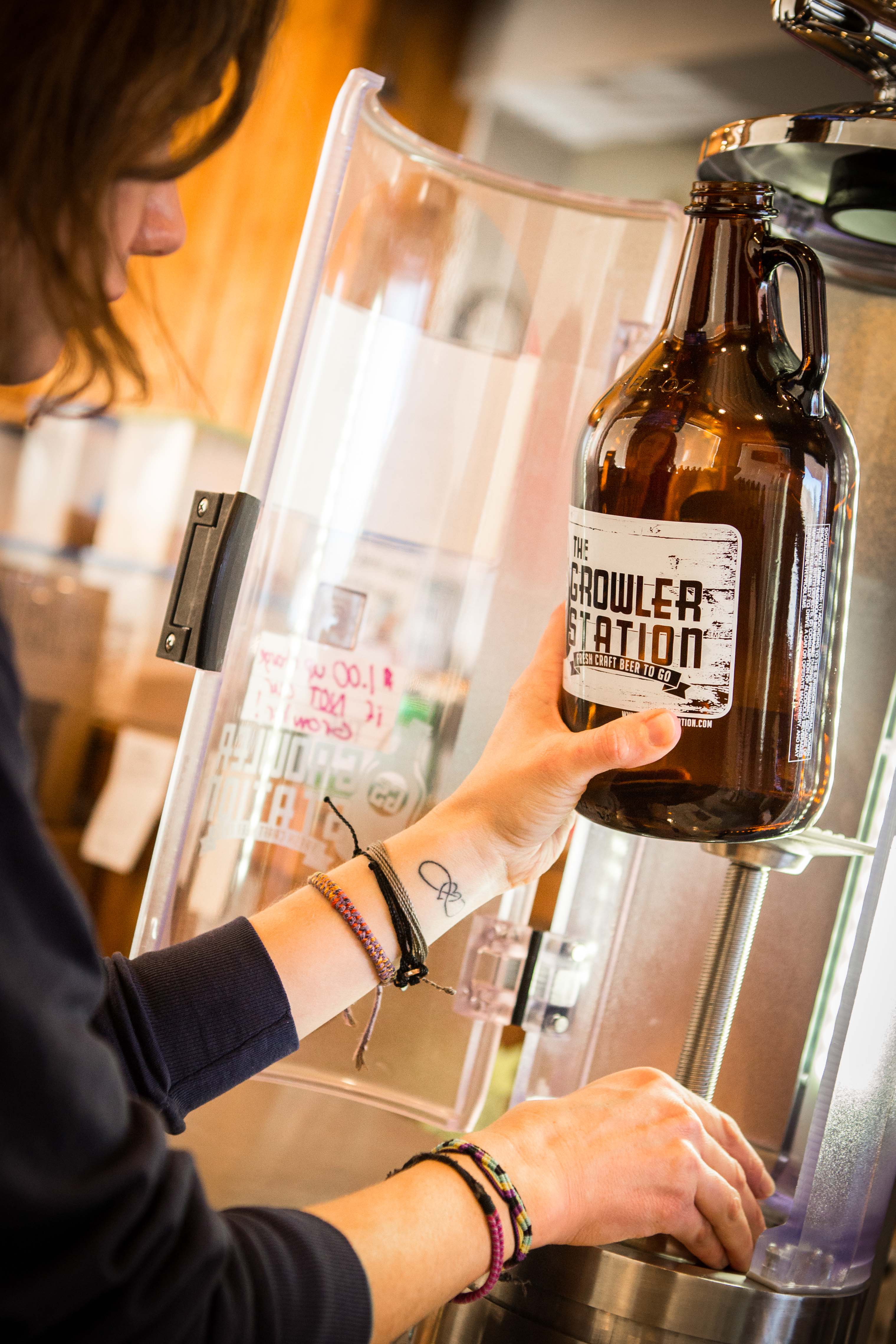 Craft Beer Growler Station