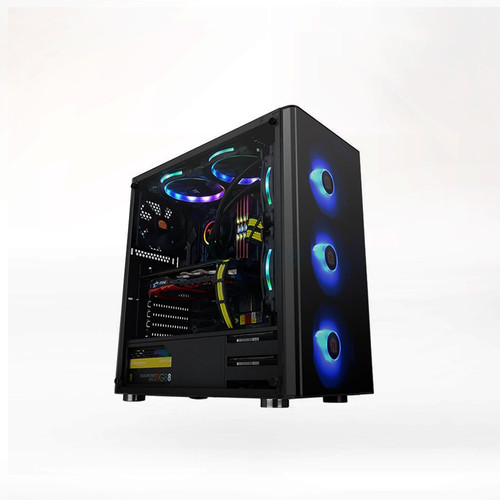 ATX CASE (NP) THERMALTAKE V200 TG RGB (CA-1K8-00M1WN-01) | Aclick