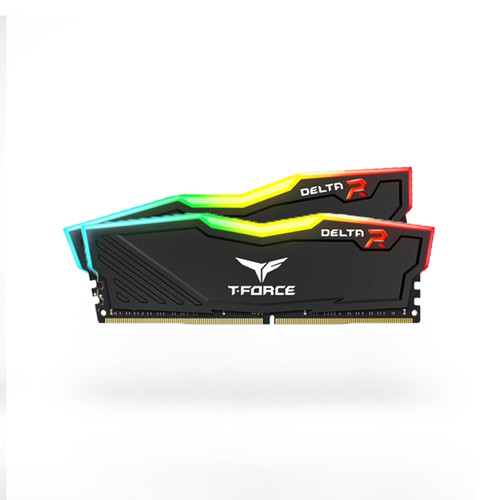 RAM DDR4(3600) 16GB (8GBX2) TEAM DELTA RGB BLACK | Aclick