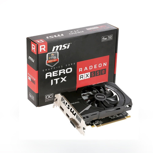 VGA MSI RADEON RX 550 AERO ITX - 4GB DDR5 | Aclick