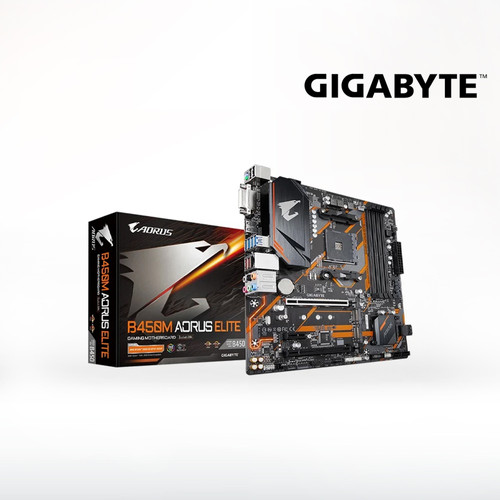 MAINBOARD (AM4) GIGABYTE B450M AORUS ELITE (REV1.1) | Aclick