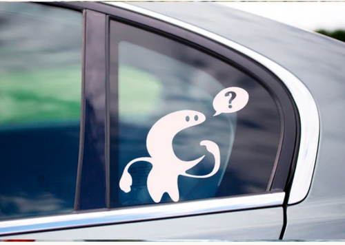 Mouth Open Decal Sticker | Harlequin By Design
