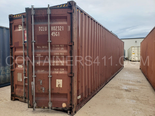 40FT Shipping Container, Cargo Worthy TCLU 802321 | CONTAINERS411
