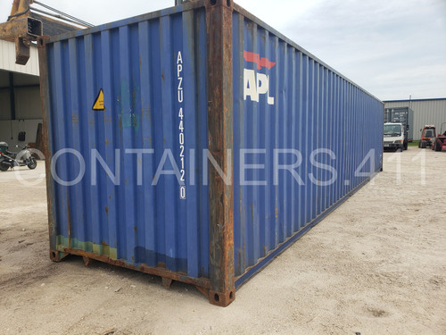 40FT Shipping Container, G3 APZU 440212 | CONTAINERS411