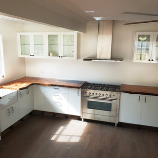 Timber Kitchen Benchtop | Live Edge Timber Slab Kitchen Furniture