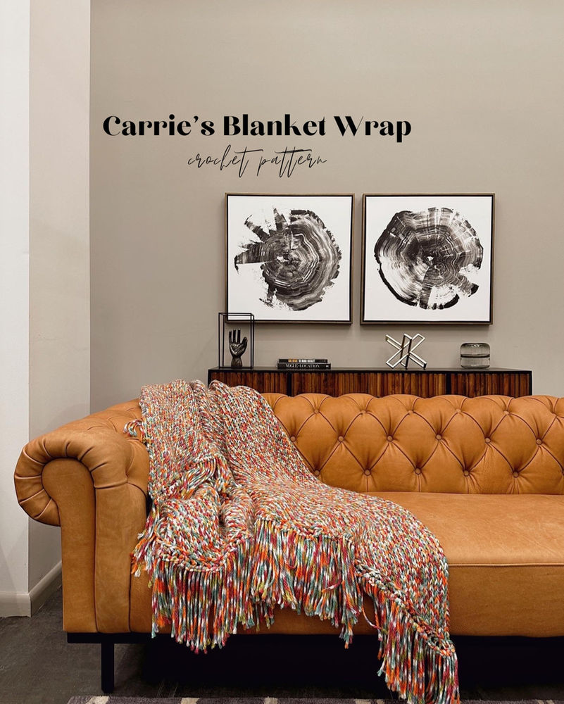 CARRIE BLANKET WRAP | CROCHET PATTERN