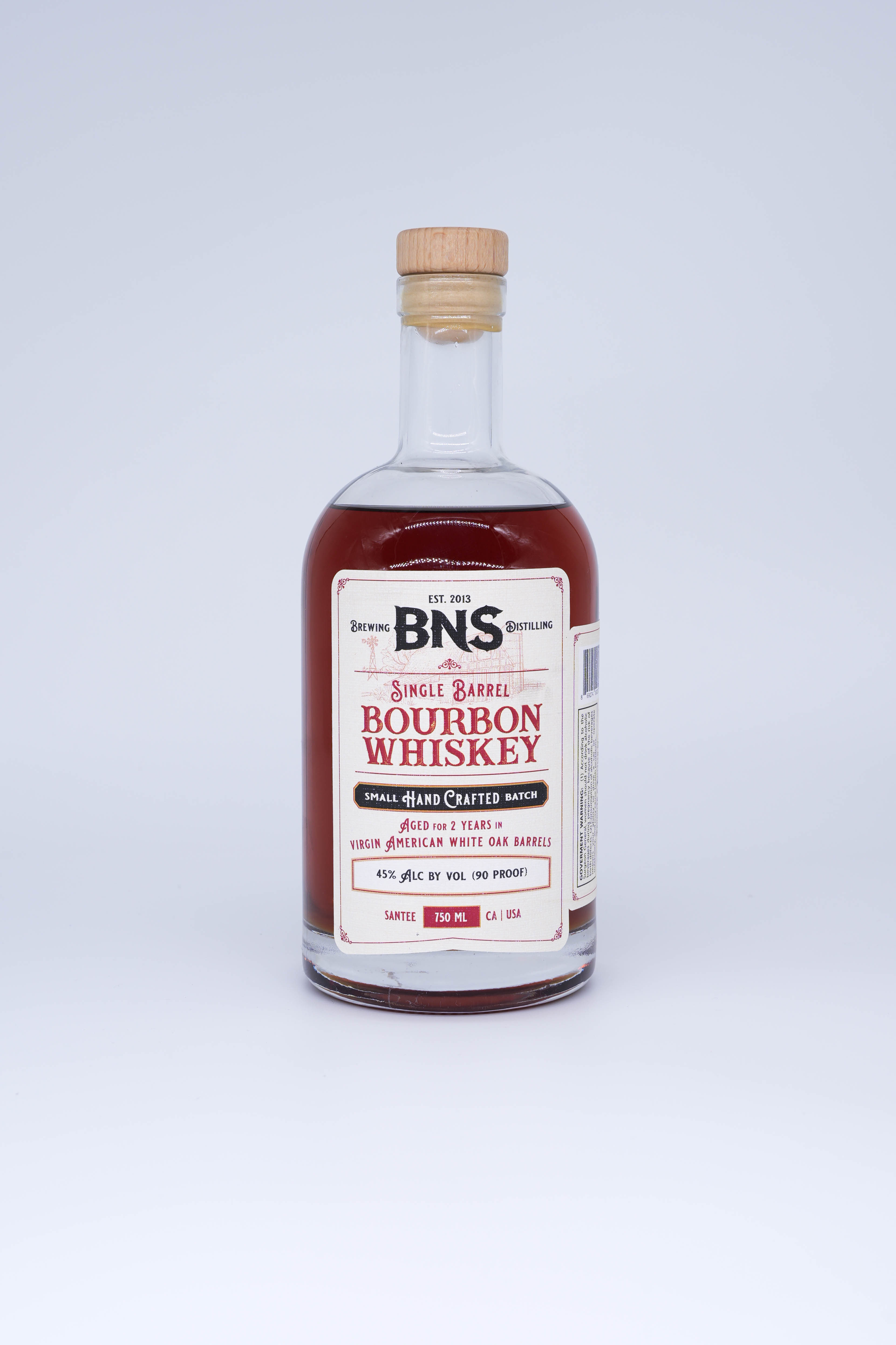 BNS Single Barrel Bourbon | BNS Brewing and Distilling Co