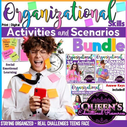 Organizational Skills Bundle | Queen's Educational Resources
