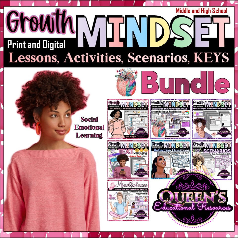 Growth Mindset Bundle | Queen's Educational Resources
