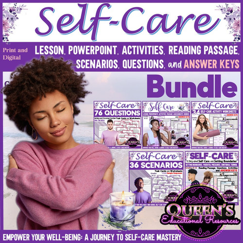 Self-Care for Teens Activities | Self-Care Scenarios | Lesson | Mental ...