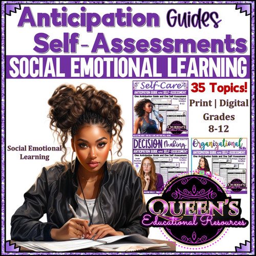 SEL Anticipation Guides and Self-Assessments | Queen's Educational ...
