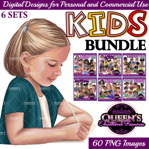 Kids Clipart, Children Clipart, Students Clipart, KIDS Clipart Bundle ...