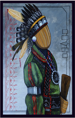 Corn Husk Man | Brandon Lazore Art