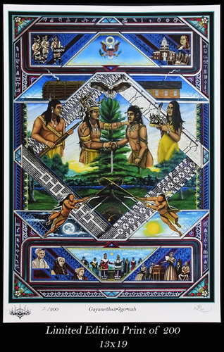 Gayaneñhsä•ʔgo•nah Limited Edition Print of 200 | Brandon Lazore Art