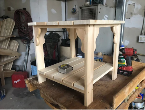 White Cedar ADK Small Table | Adirondack Chairs