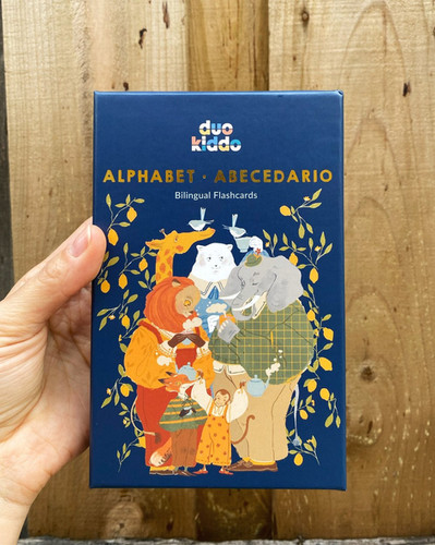 TARJETAS DIDáCTICAS DEL ALFABETO (Bilingüe) | Mr Wombat Books