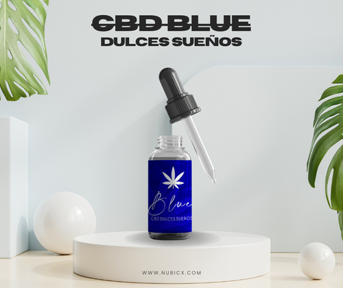 Gotero de CBD de 10ml - Blue - Dulces Sueños - Grado Farmaceutico | Nubicx