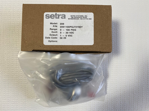 PRESSURE SENSOR SETRA MODEL 209 | UNITEX CANADA INC