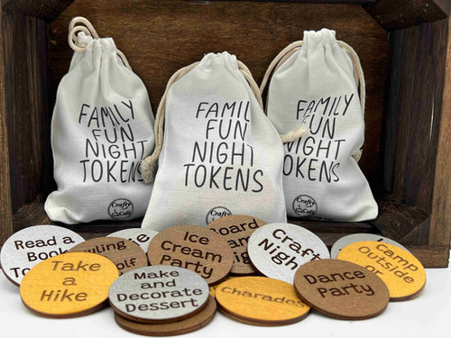 Family Fun Night Tokens | Crafty Café