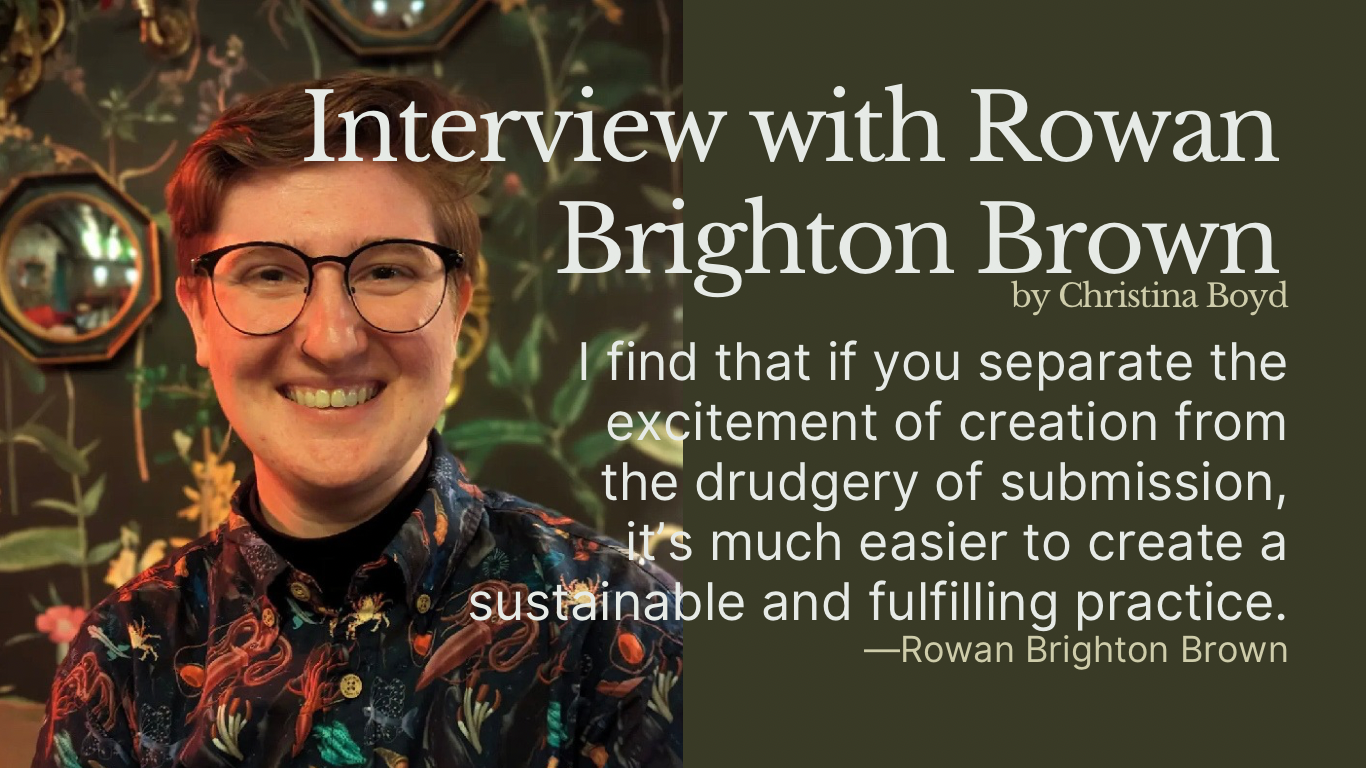 INTERVIEW: Rowan Brighton Brown Reminds Writers to Prioritize Writing ...