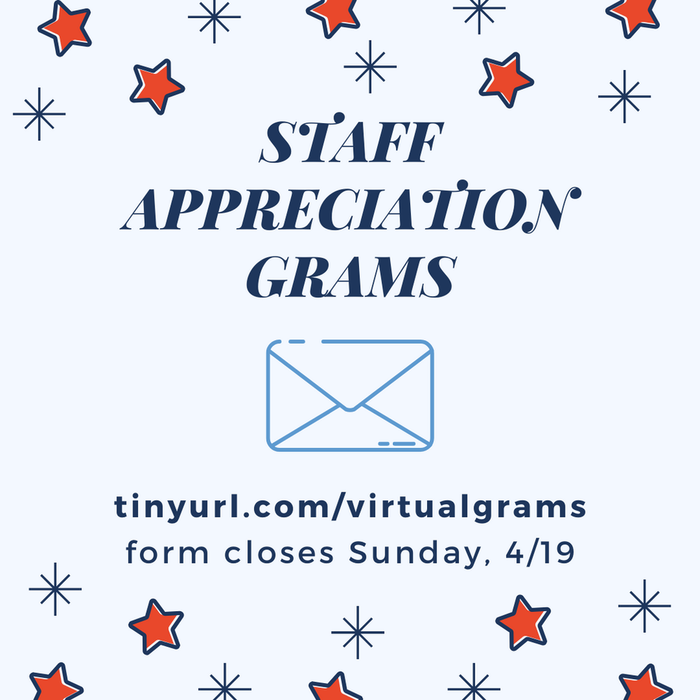 Staff Appreciation Grams
