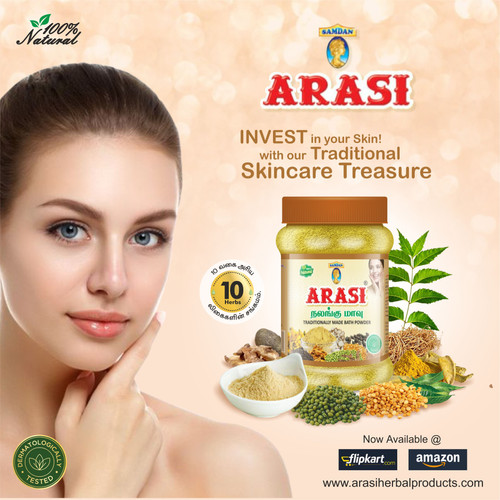 ARASI NALANGU MAAVU (SKIN CARE)/ Ubtan Powder | ArasiHerbal Products