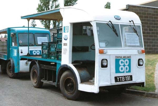 Ten Acres & Stirchley Co-op Milk Float YTB 191