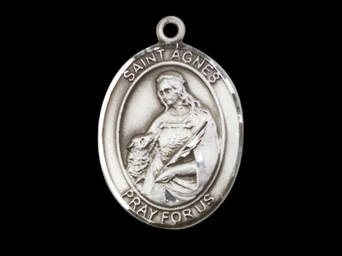 St Agnes of Rome Medal | blackmonkrosaries