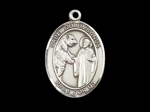 St Columbanus Medal | blackmonkrosaries