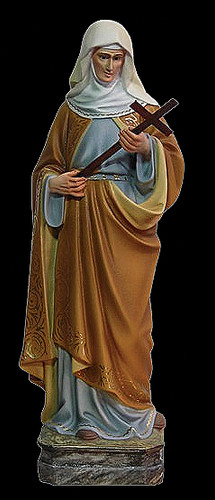 St. Monica Statue 12" | blackmonkrosaries