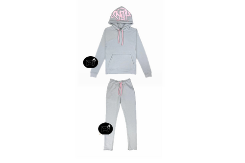 Syna World 'Syna Logo' Tracksuit - Grey / Pink | Prime's Insoles