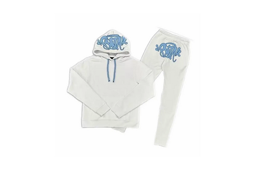 Syna World 'Syna Logo' Tracksuit - White / Blue | Prime's Insoles