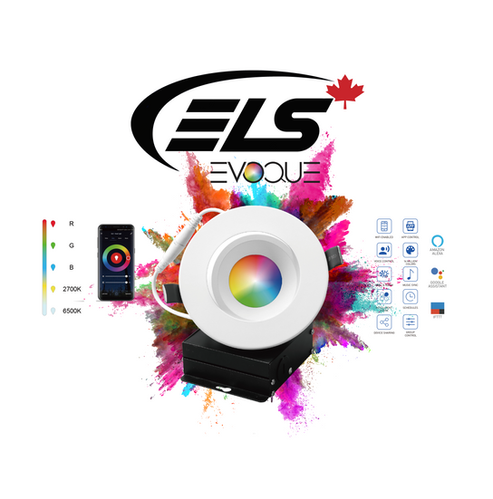 ELS Canada - Evoque Series | 4" Recessed LED Fine Downlight 4" Fish COB ...