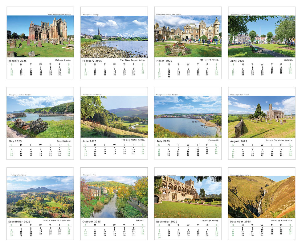 Local Scottish Calendars | The Wee Calendar Company