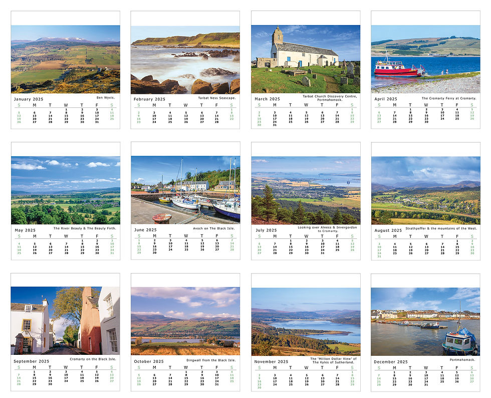 Local Scottish Calendars | The Wee Calendar Company