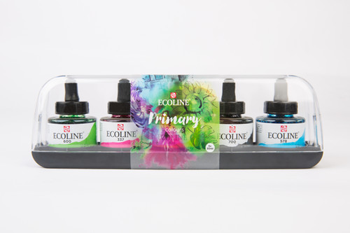 Ecoline, Watercolor Primary Colors | Cathy von Ulm