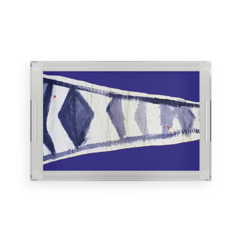 Acrylic Serving Tray The Blue Burgee Collection By Baum Enterprise ...