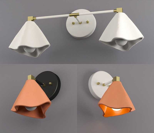Naaya Draped Vanity Lights & Wall Sconce | Naayastudio