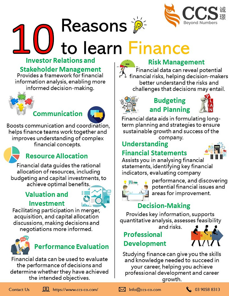 10 Reasons to Learn Finance
