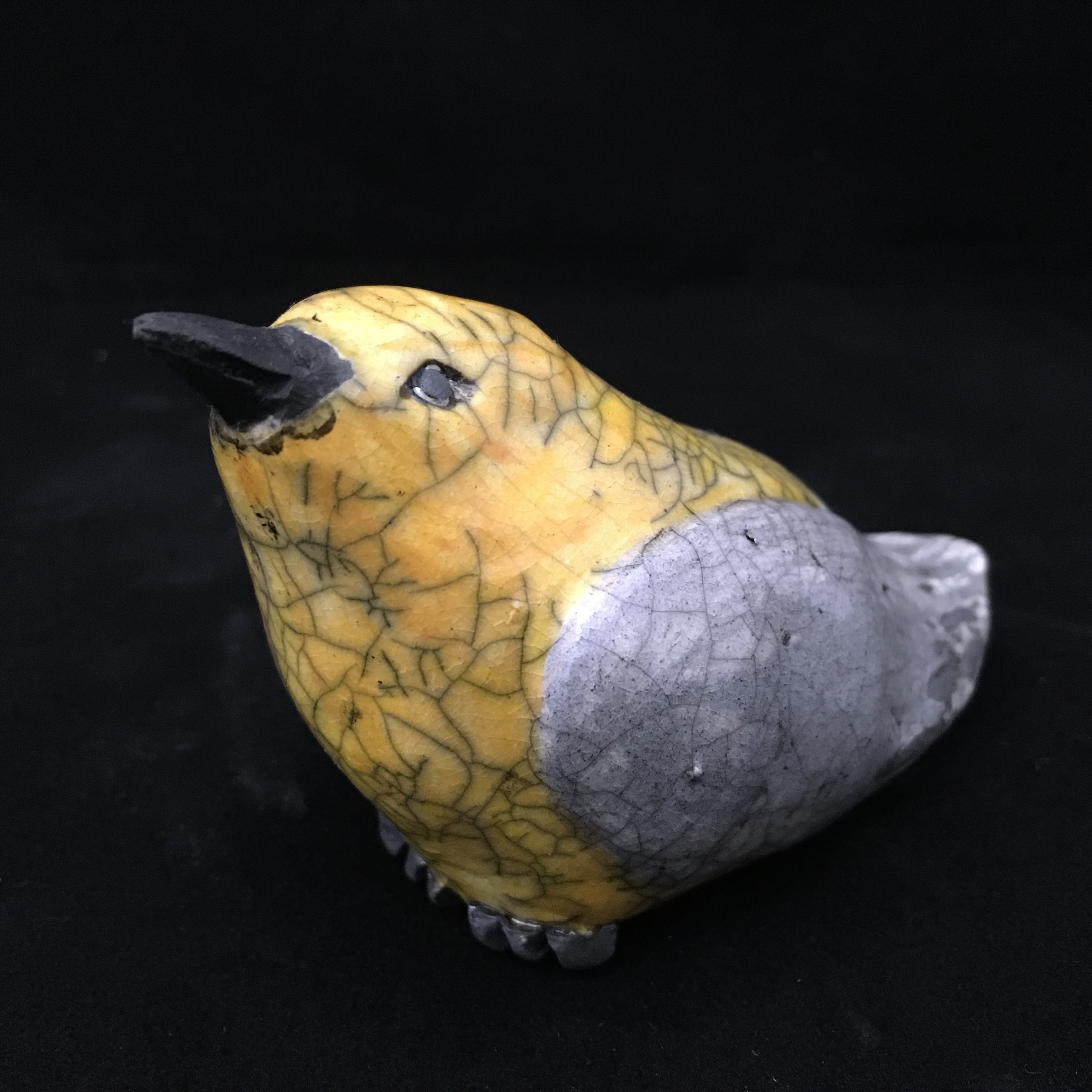 Raku Birds | Across The Grain Pottery Studio