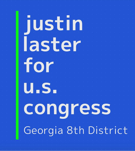 Justin Laster U.S. Congress Campaign Sign | JL US Congress