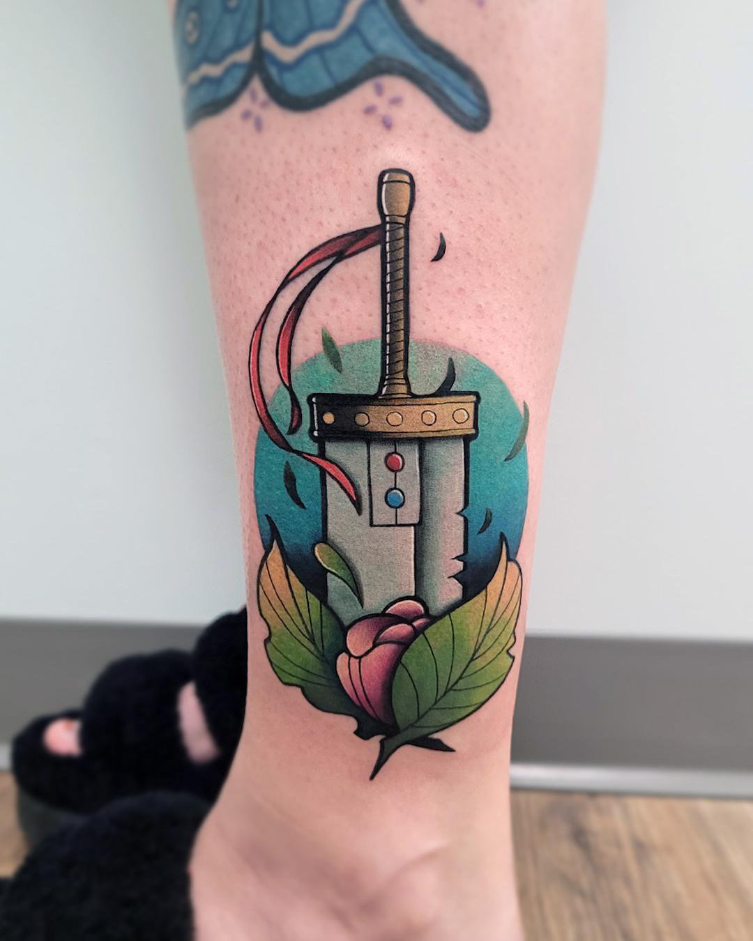 Buster Sword Tattoos Neo Traditional Buster Sword Awesome Post