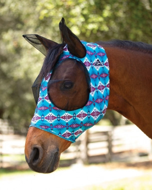 PC Lycra Fly Mask - Taos | Rodeo Dawg