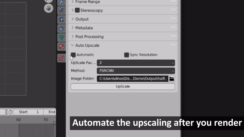 Auto Upscale Addon | Omega VFX Ltd