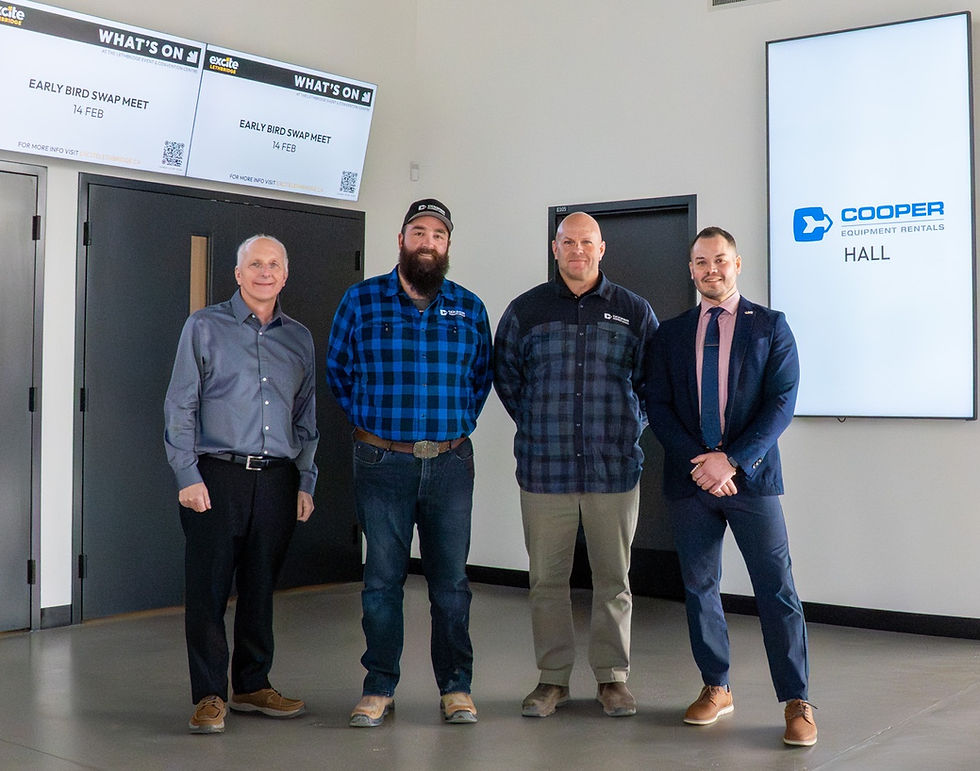Cooper Equipment Rentals shows support for the community through naming ...