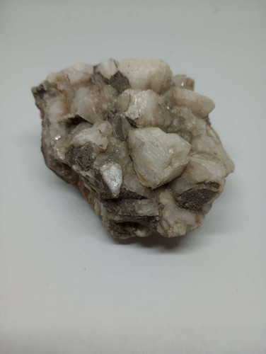 Large Calcite Crystals with Sparkling Quartz Drusy | The Stone Circle