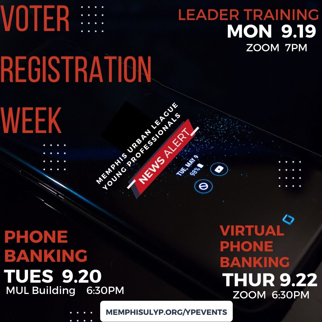 Voter Registration Week - Virtual PHONE Banking | MULYP